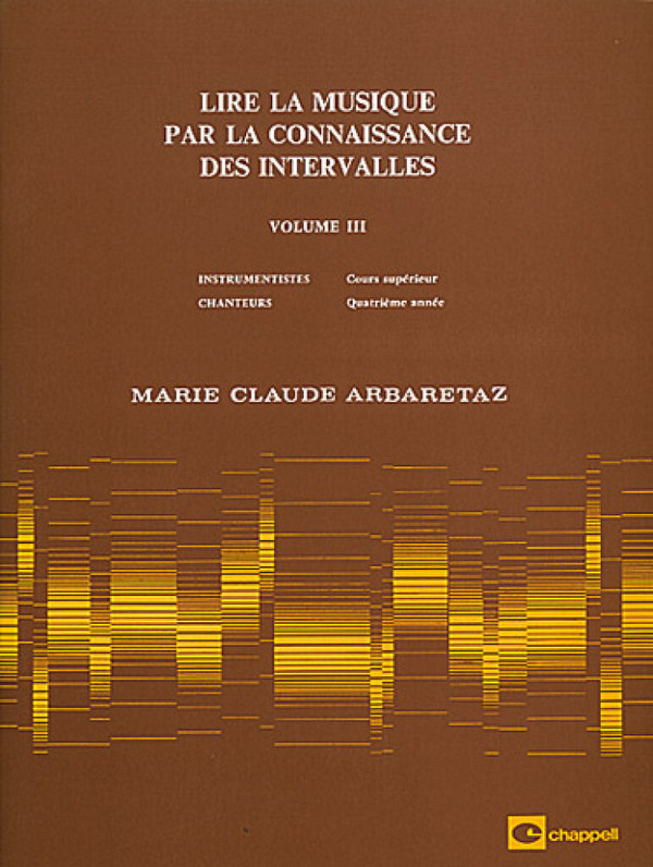Lire la Musique par la connaisance des intervalles vol.3 von Marie ...